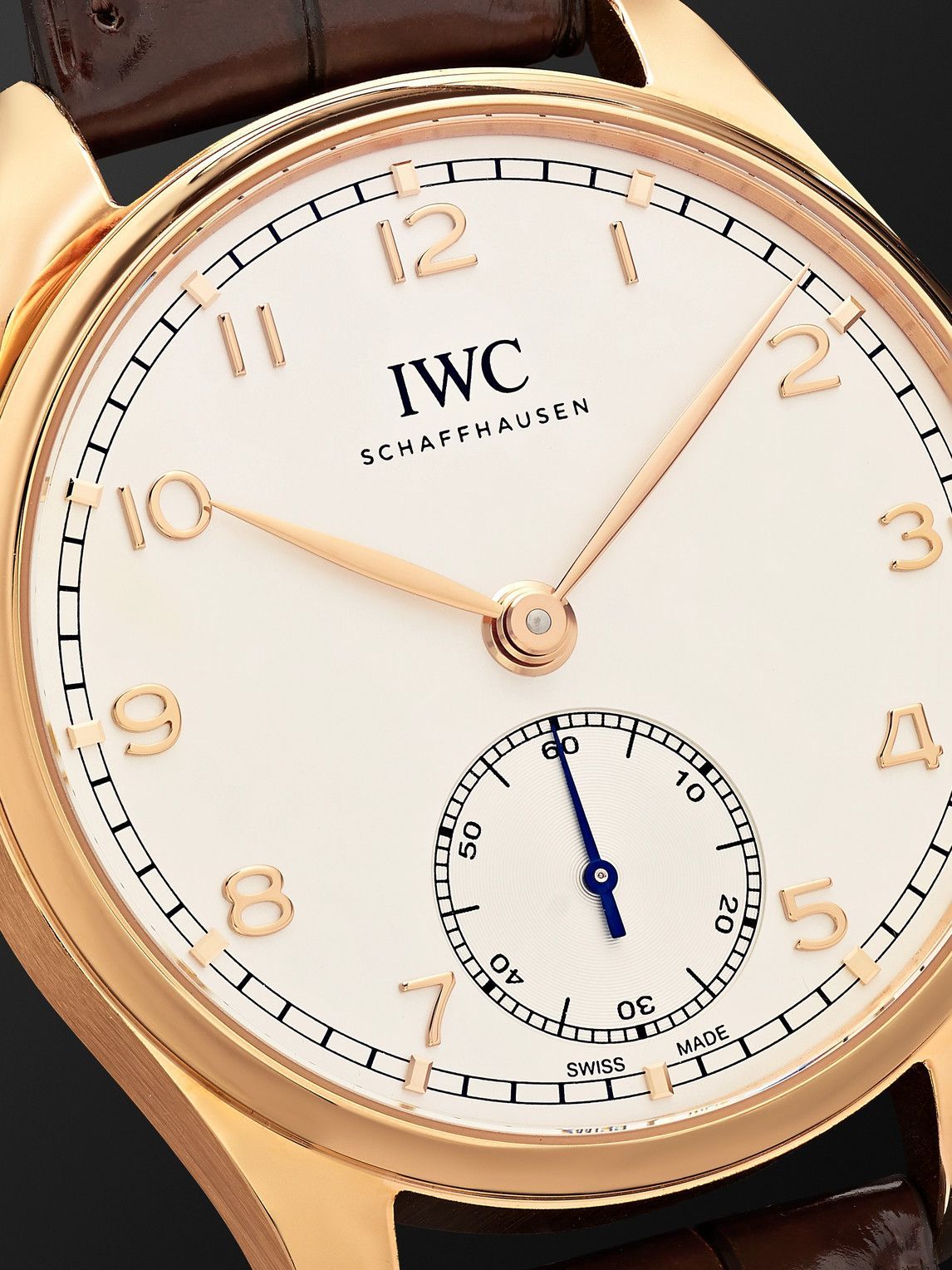 IWC Schaffhausen - Portugieser Automatic 40.4mm 18-Karat Red Gold and ...