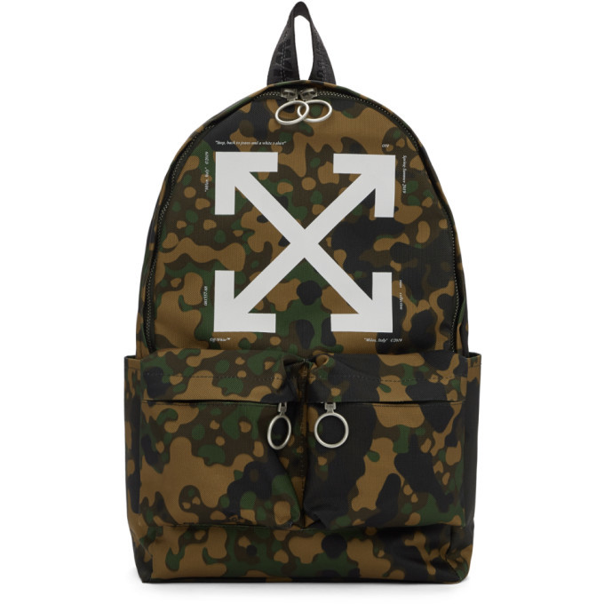 Off-White Multicolor Camouflage Backpack Off-White