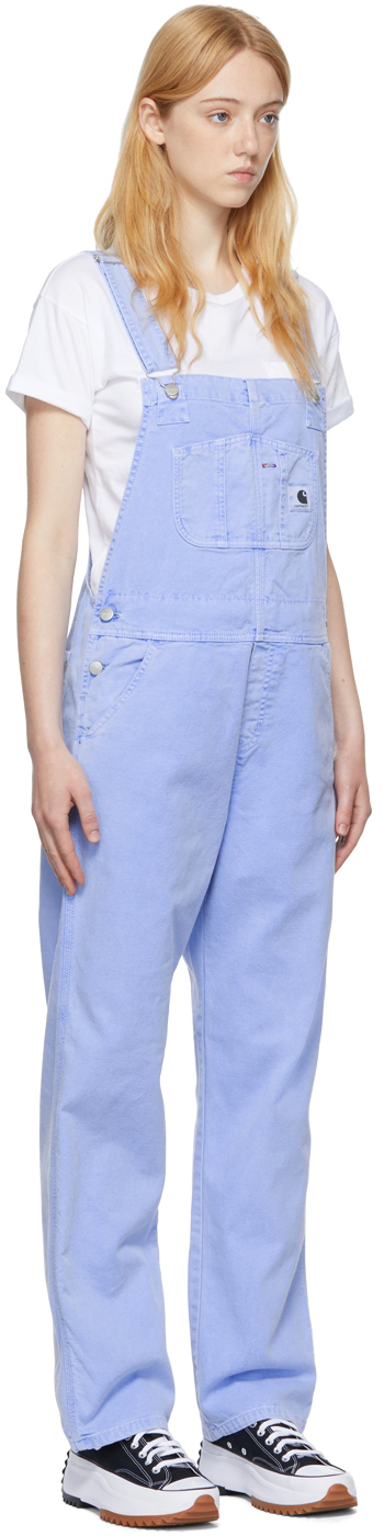 Carhartt Work In Progress Blue Cotton Overalls Carhartt WIP
