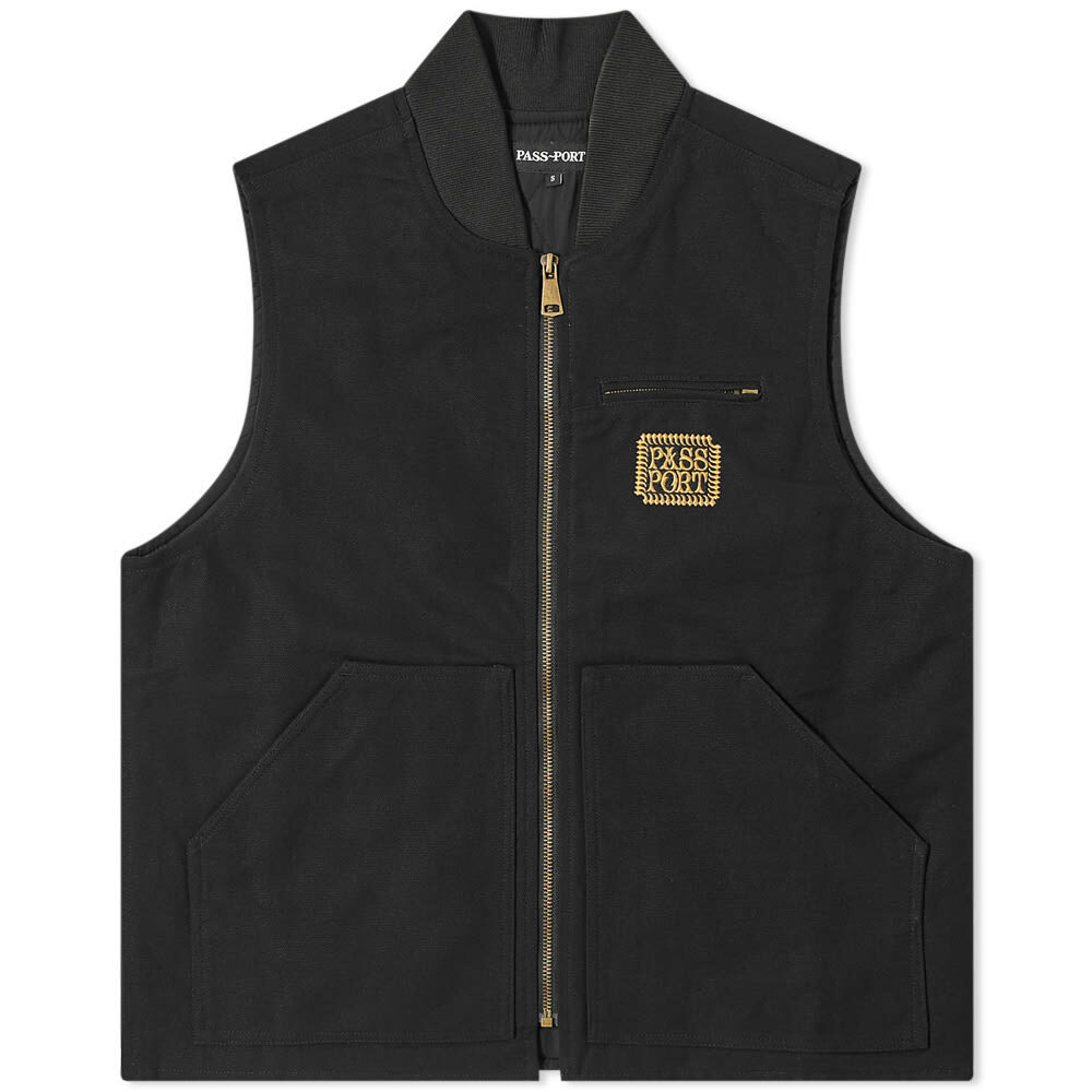Pass~Port Men's Tooth & Nail Packers Vest in Tar Pass~Port
