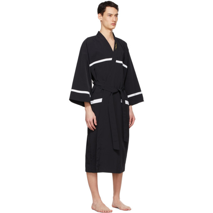 We11done Black Night Gown Robe We11done