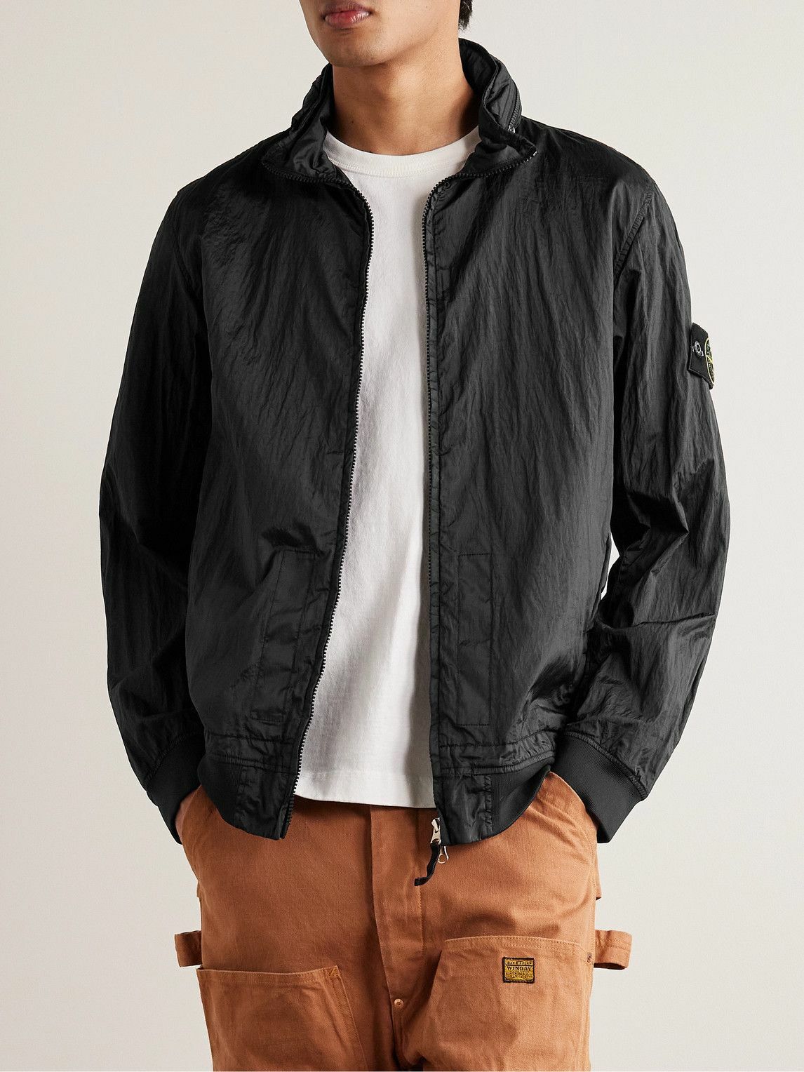 Stone Island - Logo-Appliquéd Nylon Metal Jacket - Black Stone Island