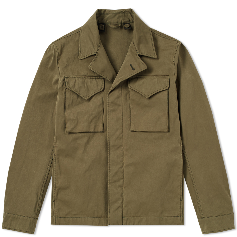 Ten C Field Shirt Jacket Green Ten C