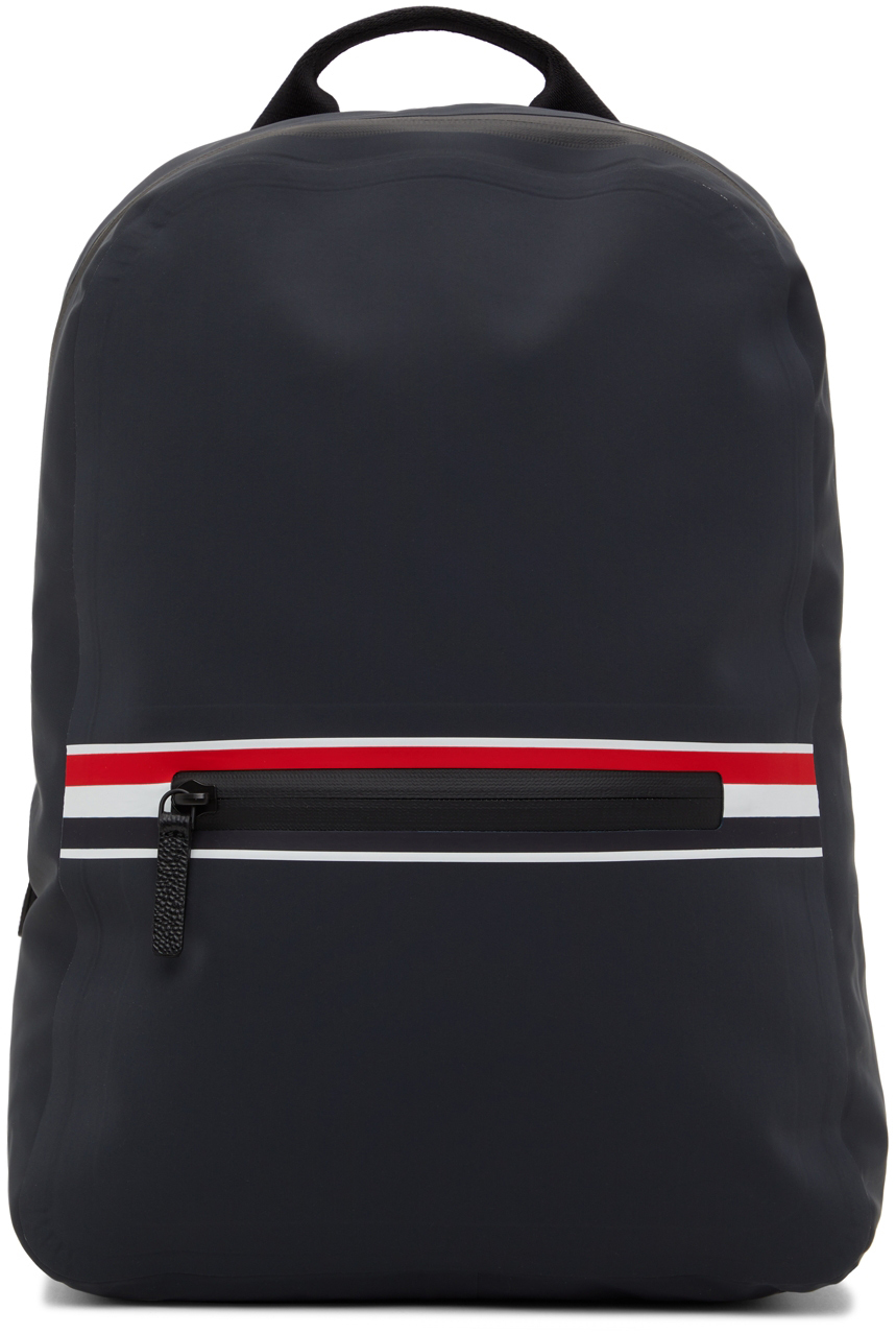Thom Browne Navy Welded Backpack Thom Browne