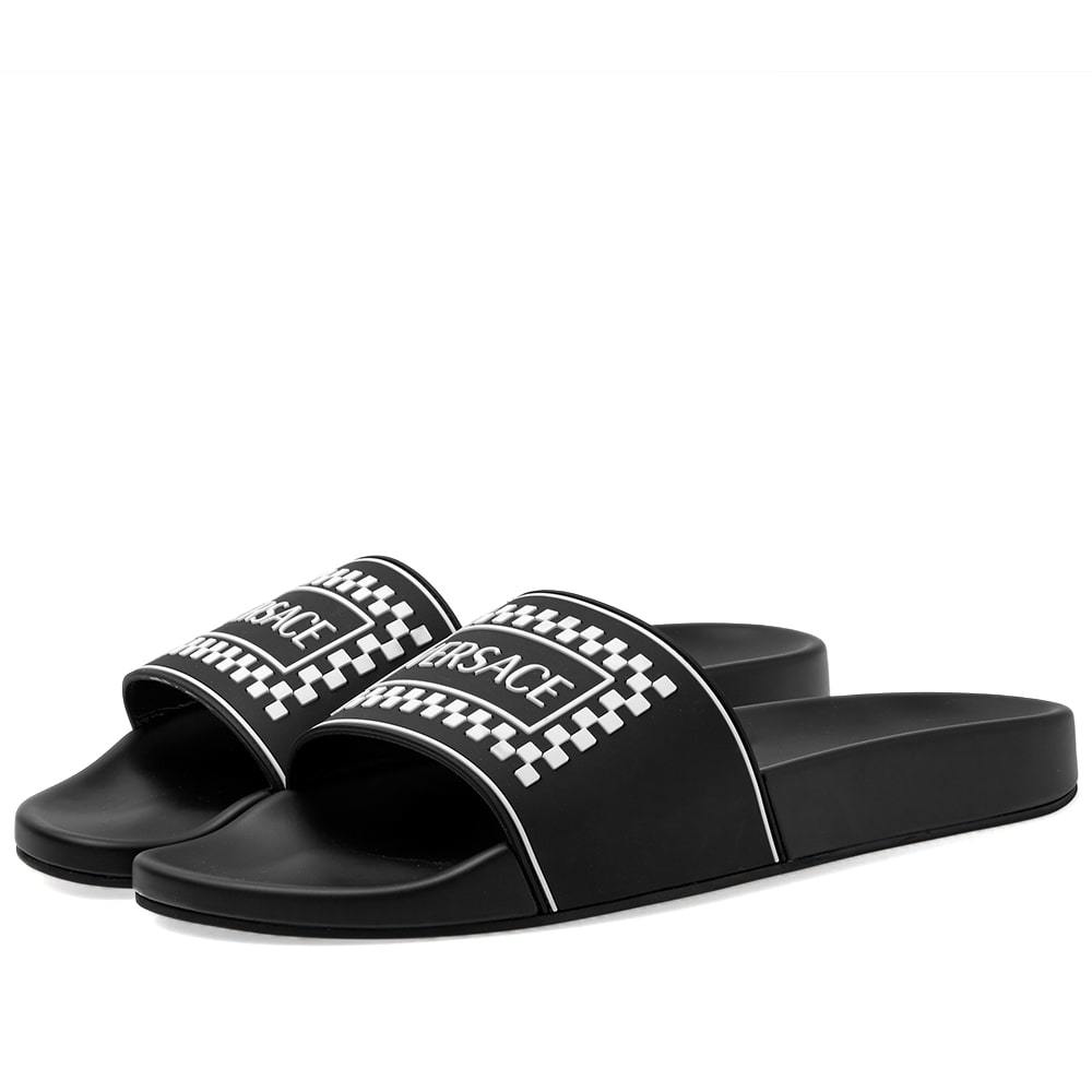 Versace Logo Pool Slide Versace