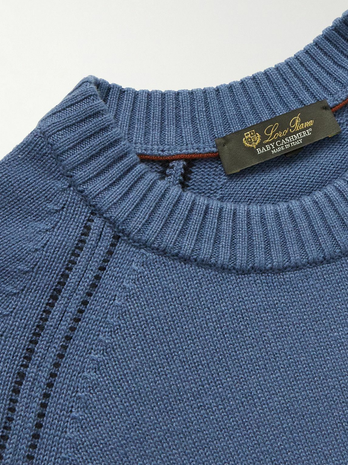 Loro Piana - Baby Cashmere Sweater - Blue Loro Piana