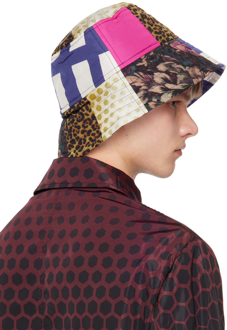 Dries Van Noten Multicolor Patchwork Bucket Hat Dries Van Noten