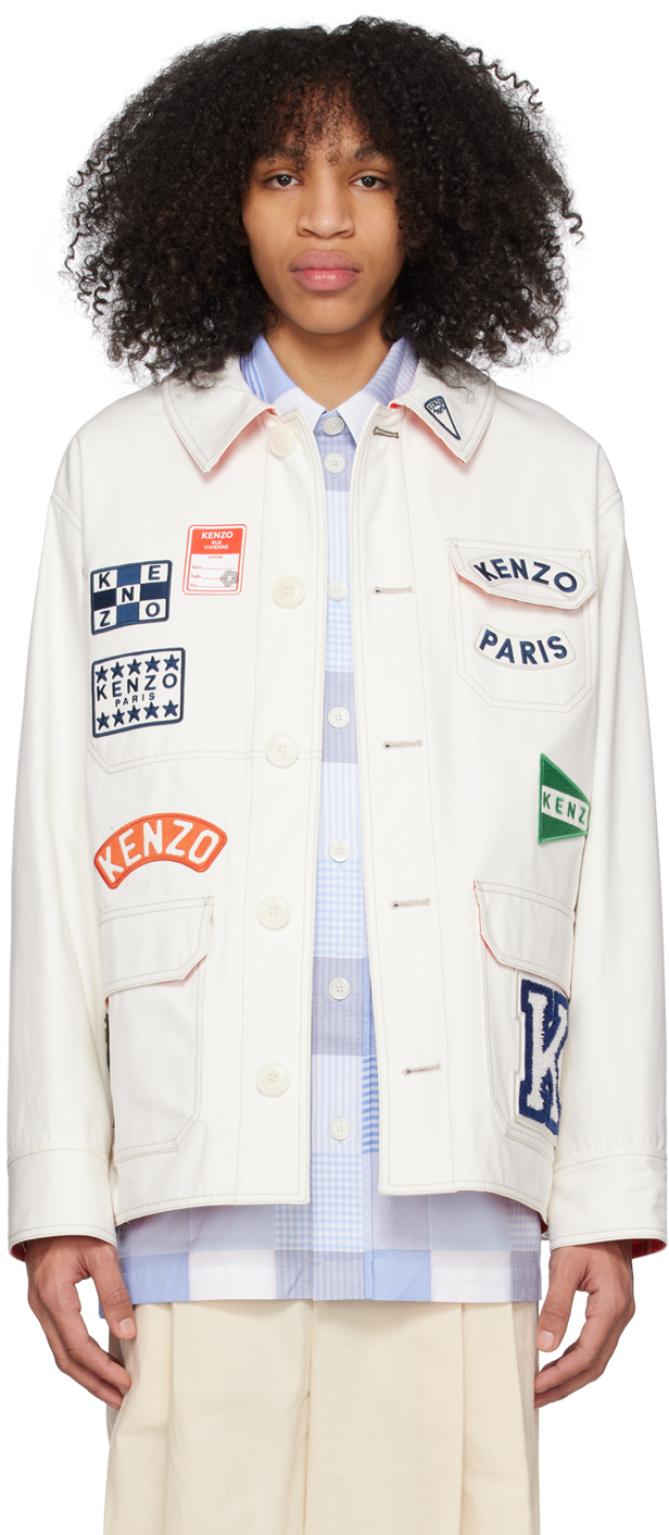 Kenzo White Kenzo Paris Sailor Jacket Kenzo
