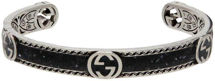Gucci Silver Interlocking G Bracelet Gucci