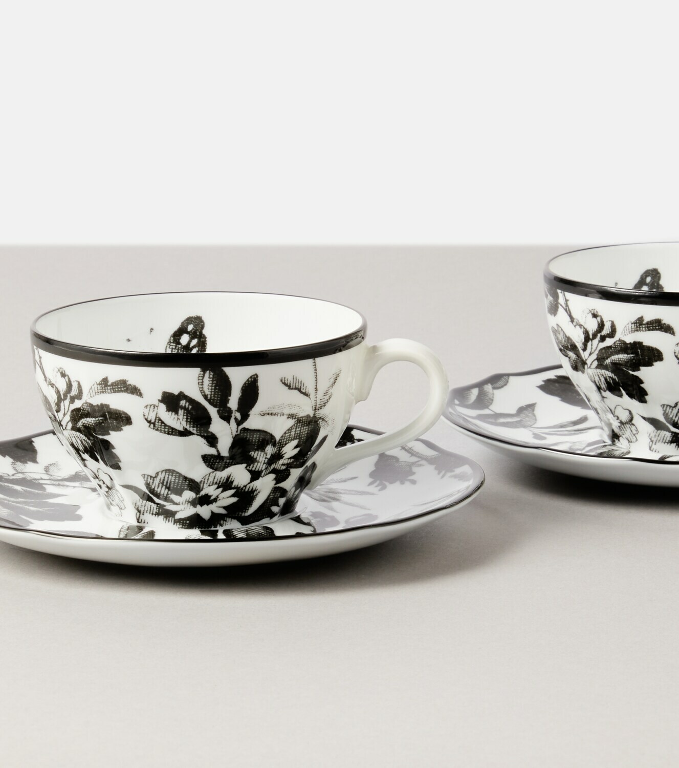Gucci - Herbarium set of 2 teacups and saucers Gucci