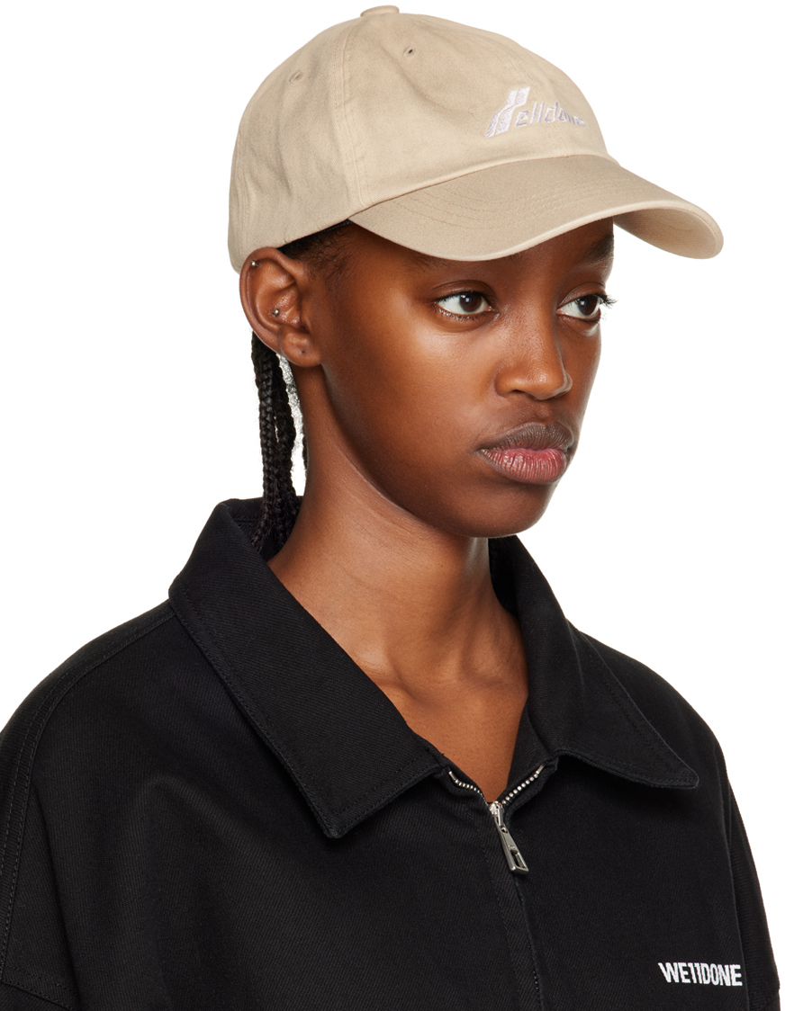 We11done Biege Washed Cap We11done