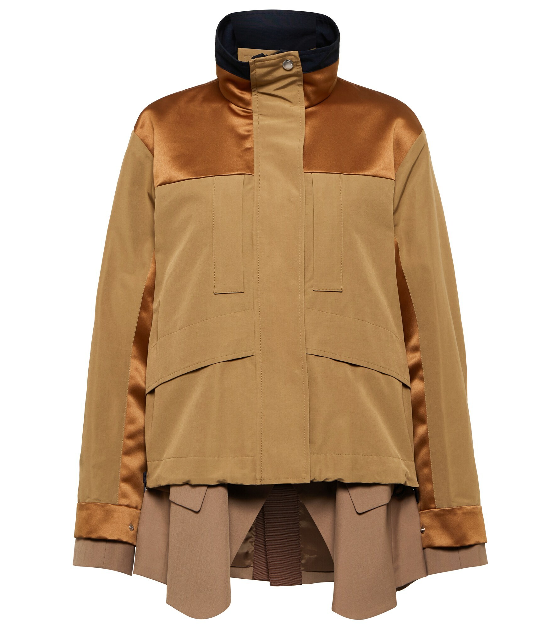Sacai - Satin-trimmed jacket Sacai