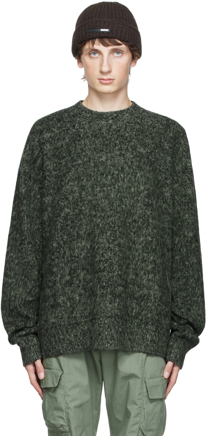 OAMC Green & Black Mouliné Whistler Sweater OAMC