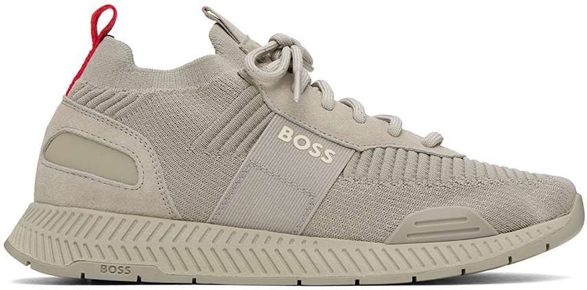 Boss Gray Titanium Sneakers BOSS