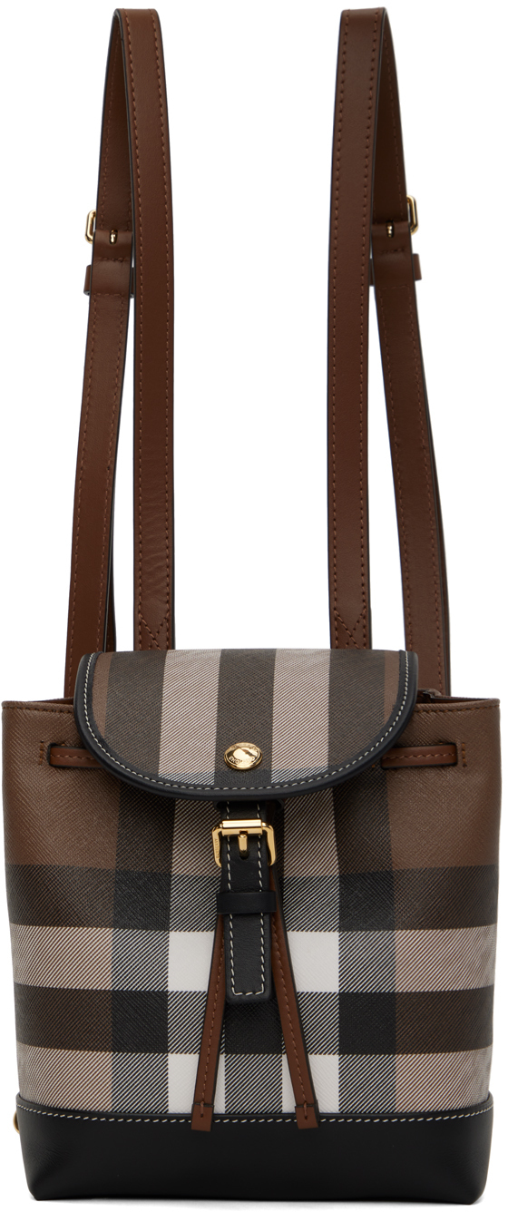 Burberry Brown Micro Backpack Burberry