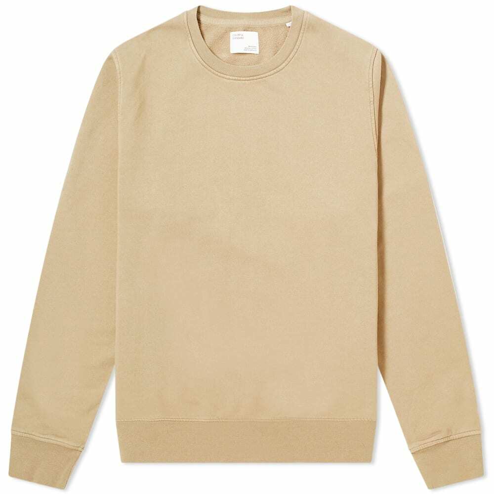 Colorful Standard Men's Classic Organic Crew Sweat in Desert Khaki ...