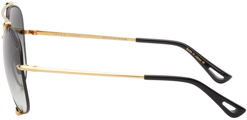 Dita Black & Gold Talon Sunglasses Dita