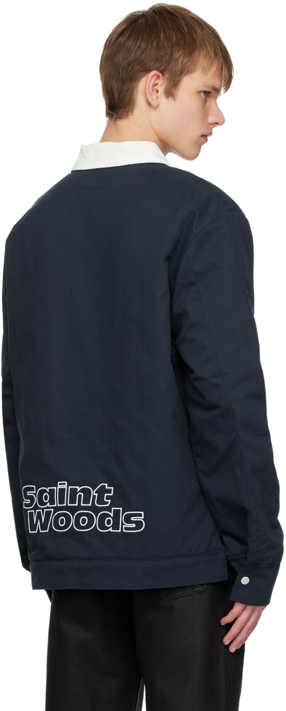Saintwoods Navy Ricky Jacket Saintwoods
