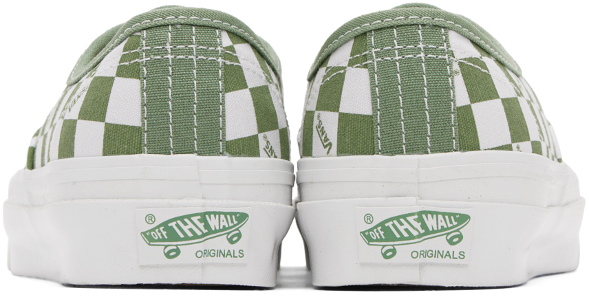 Vans Green & White OG Authentic LX Sneakers Vans