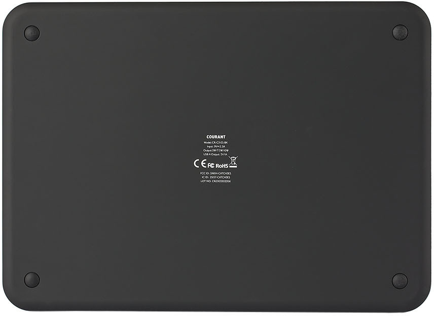 Courant Gray CATCH:3 Essentials Wireless Charger Tray Courant