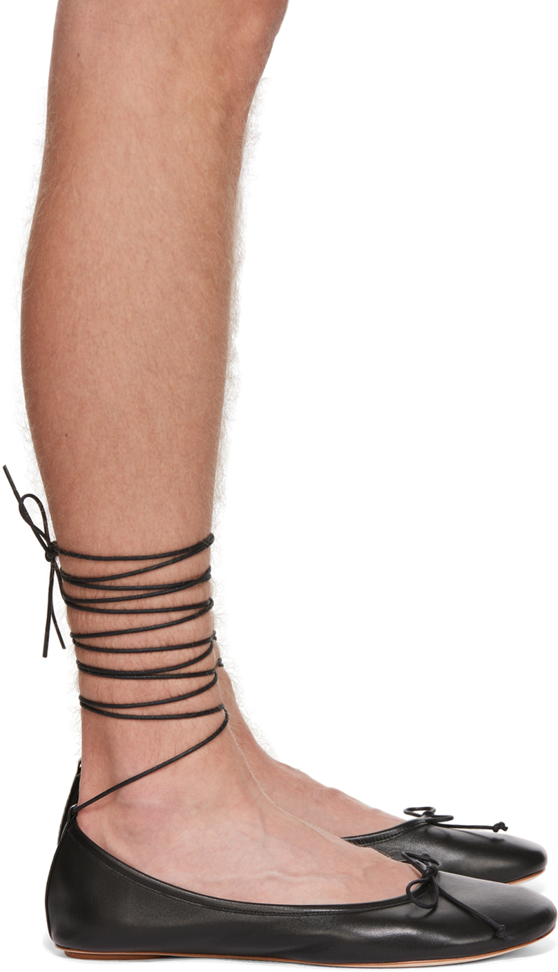 Molly Goddard Black Albie Pump Slippers Molly Goddard