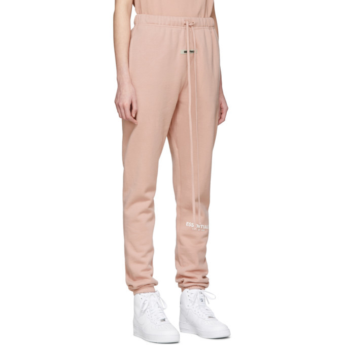 Essentials Pink Fleece Reflective Lounge Pants Essentials
