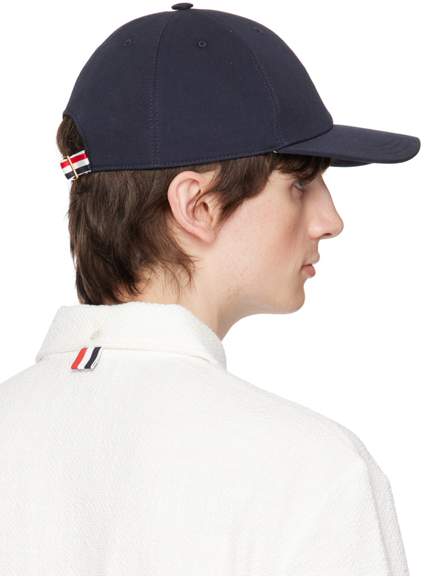 Thom Browne Navy Anchor Cap Thom Browne