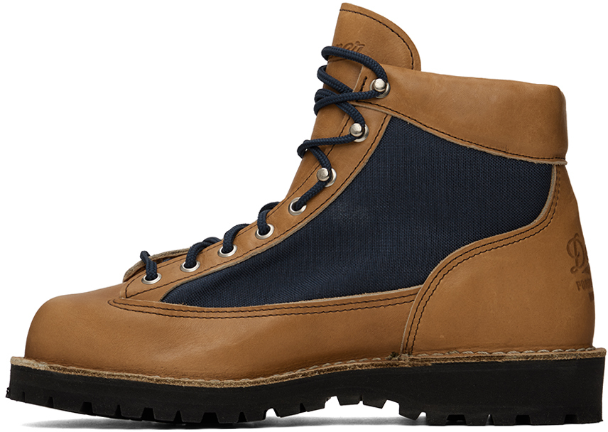 Danner Tan & Navy Danner Light Boots Danner