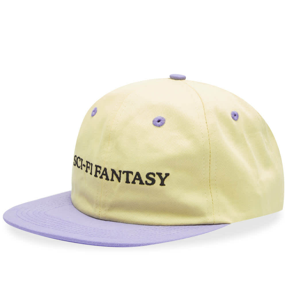 Sci-Fi Fantasy Men's Logo Cap in Cream And Purple Sci-Fi Fantasy