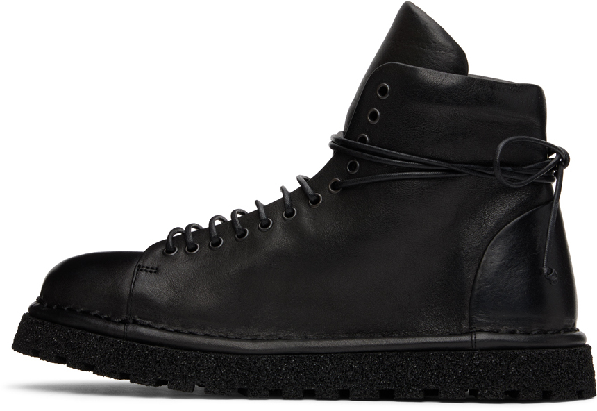 Marsèll Black Gomme Pallottola Pomice Boots Marsèll