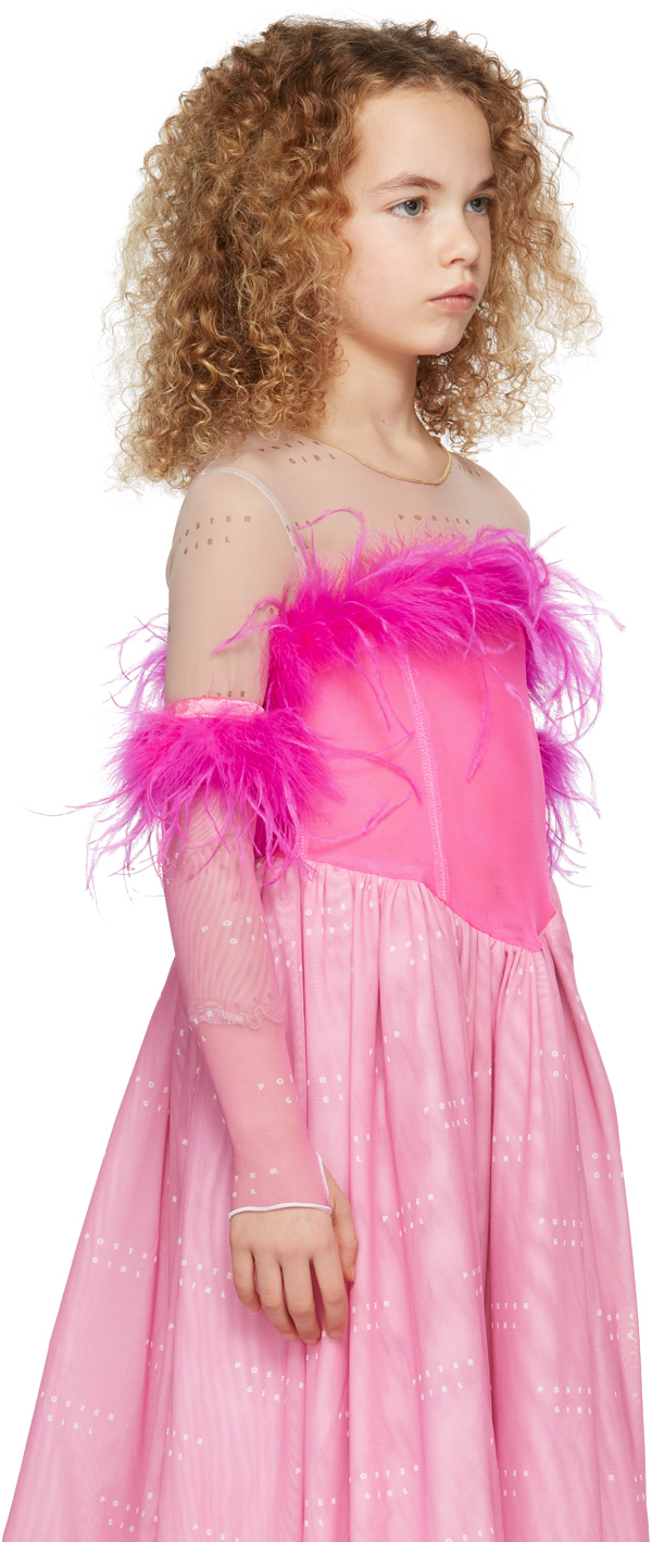 Poster Girl SSENSE Exclusive Kids Purple Gurtrude Gloves Poster Girl