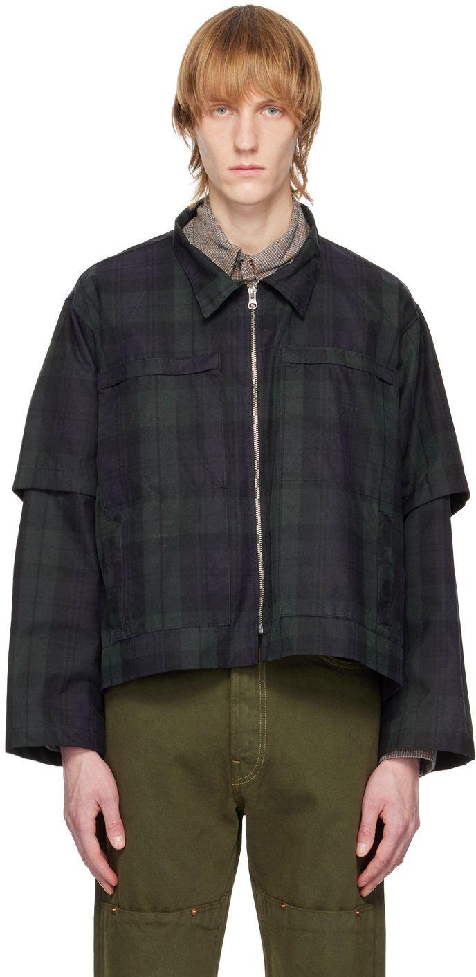 CARSON WACH Black Check Jacket
