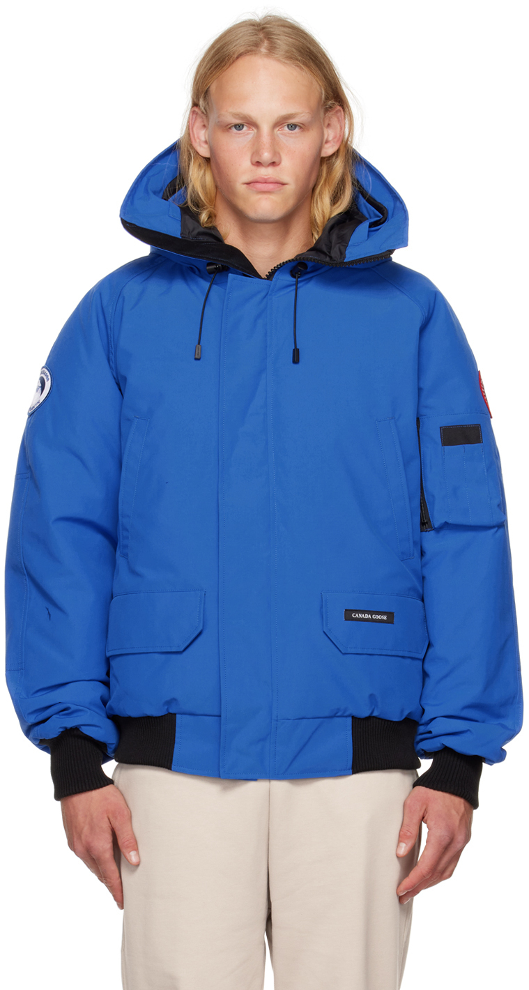 Canada Goose Blue Chilliwack Down Bomber Jacket Canada Goose