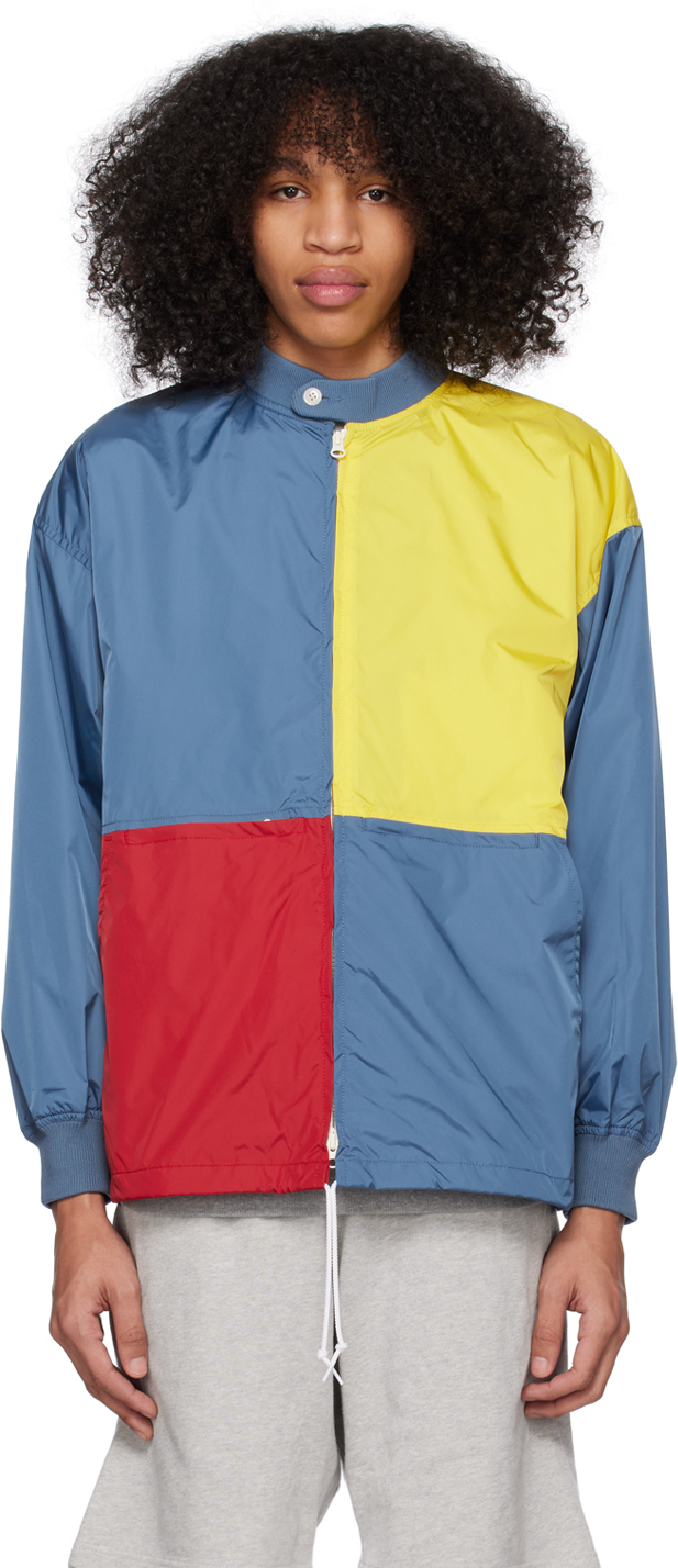 BEAMS PLUS Blue Paneled Jacket Beams Plus