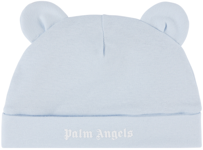 Palm Angels Baby Blue Teddy Bear Beanie Palm Angels