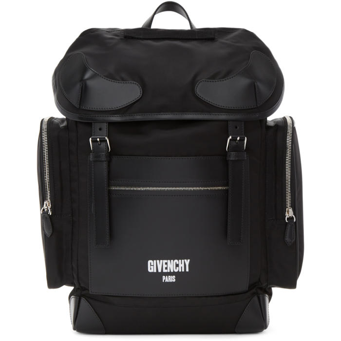 Givenchy Black Logo Ryder Backpack Givenchy