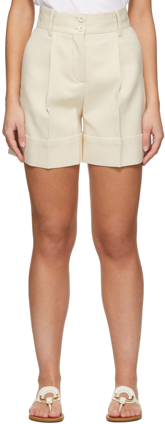 See By Chloé Beige Tailored Shorts See By Chloe