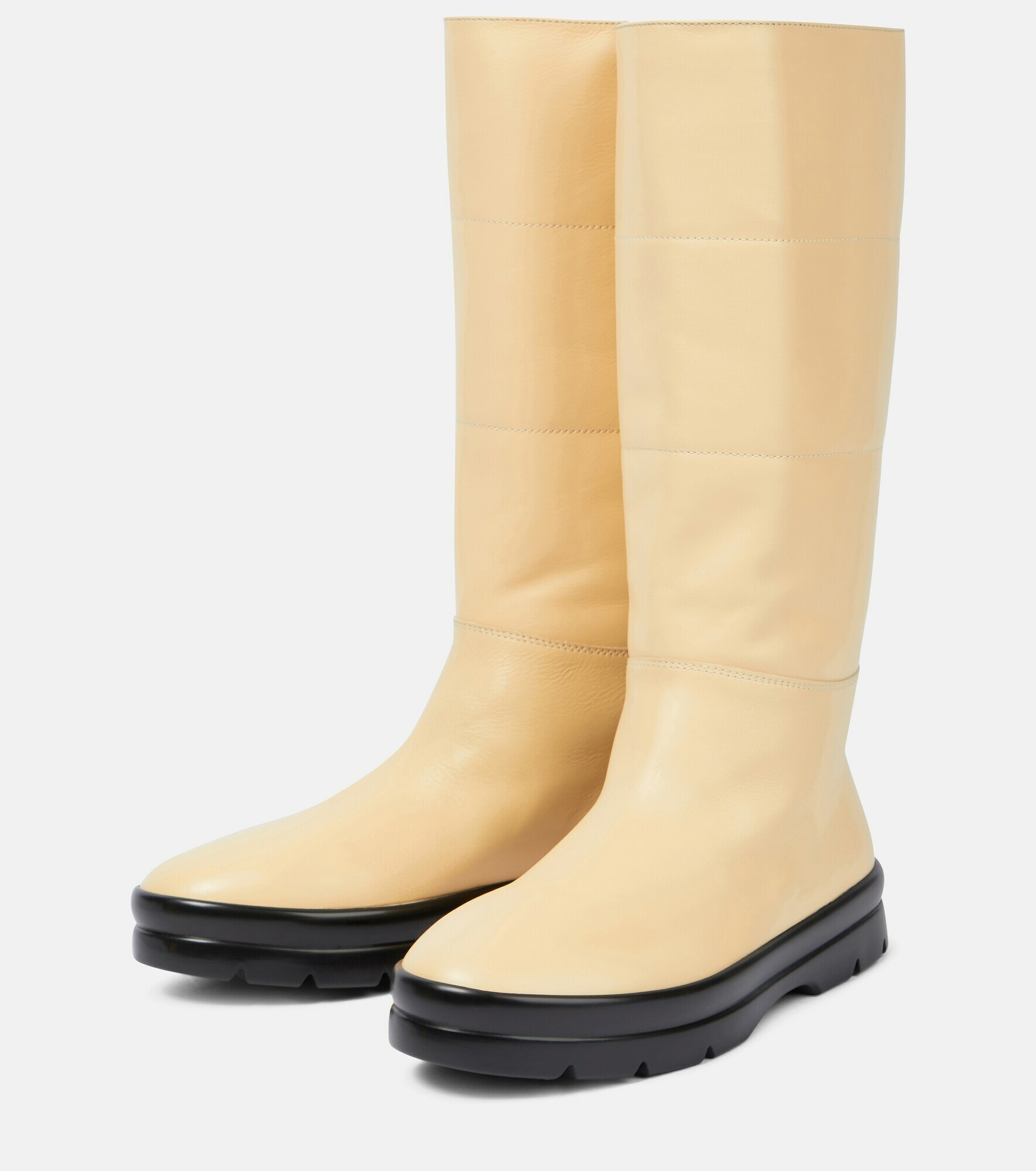 The Row - Billie leather knee-high boots The Row