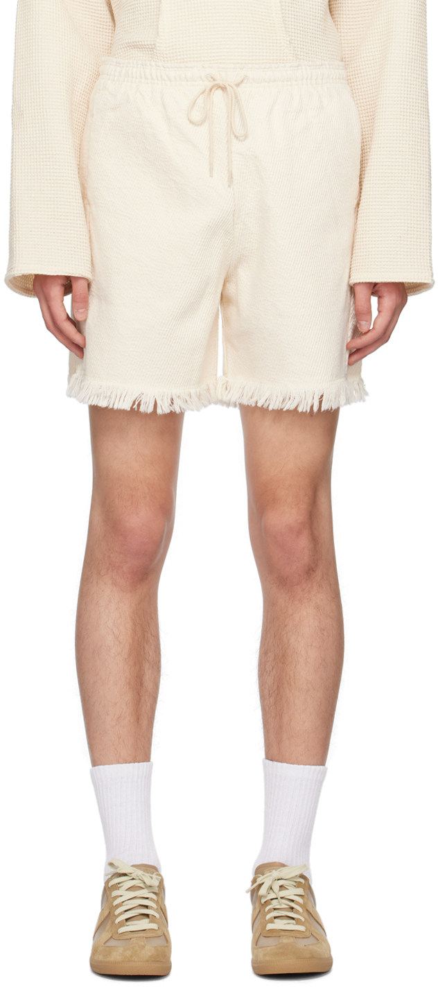 Kuro Beige Karsey Shorts Kuro