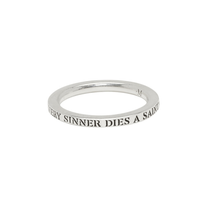 Martyre Silver Sinner Stack I Ring