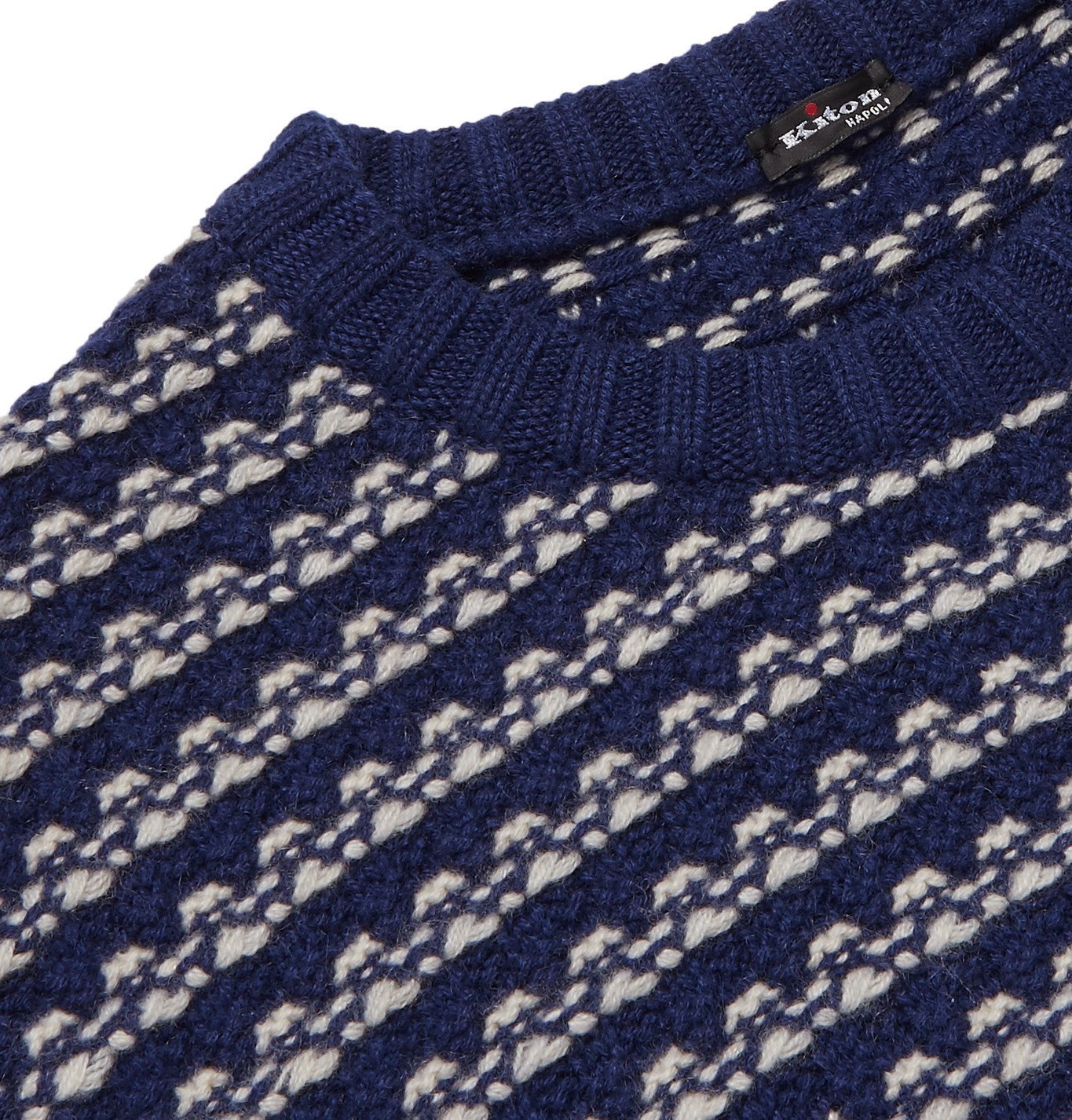 Kiton - Cashmere Sweater - Blue Kiton