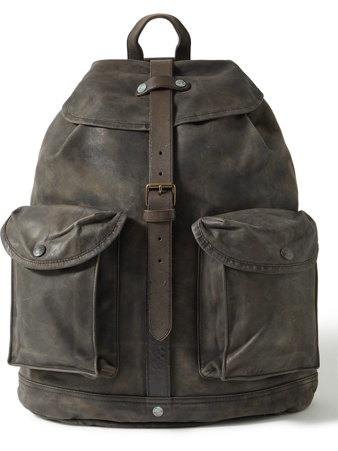RRL - Large Leather Backpack RRL
