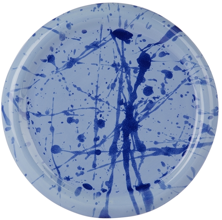 BOMBAC Blue Splatter Plate