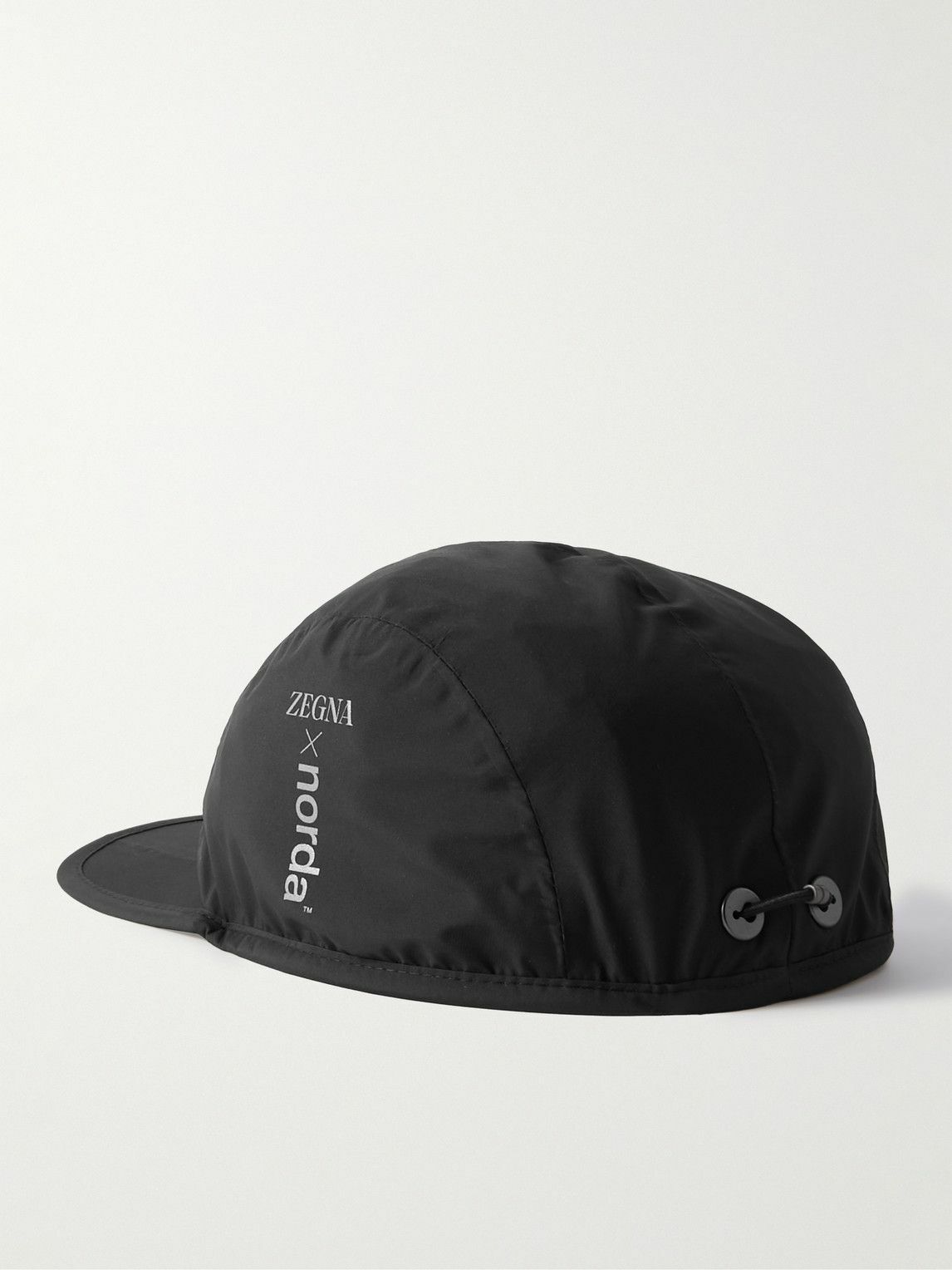 Zegna - Logo-Print Shell Cap - Black Zegna