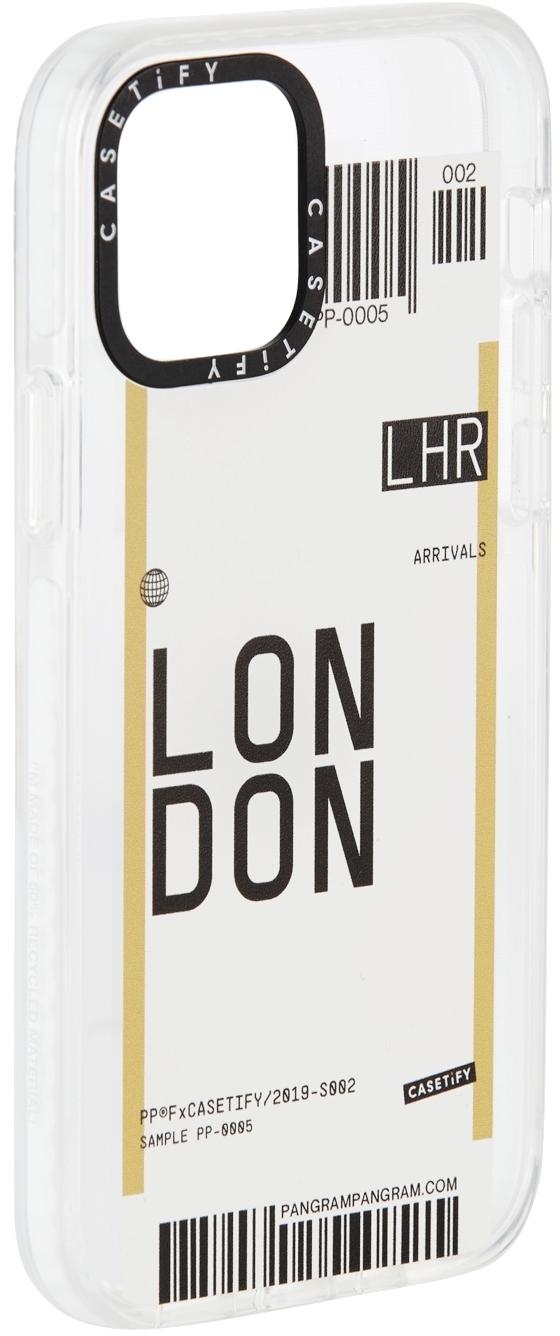CASETiFY White London LHR iPhone 12/12 Pro Impact Case Casetify