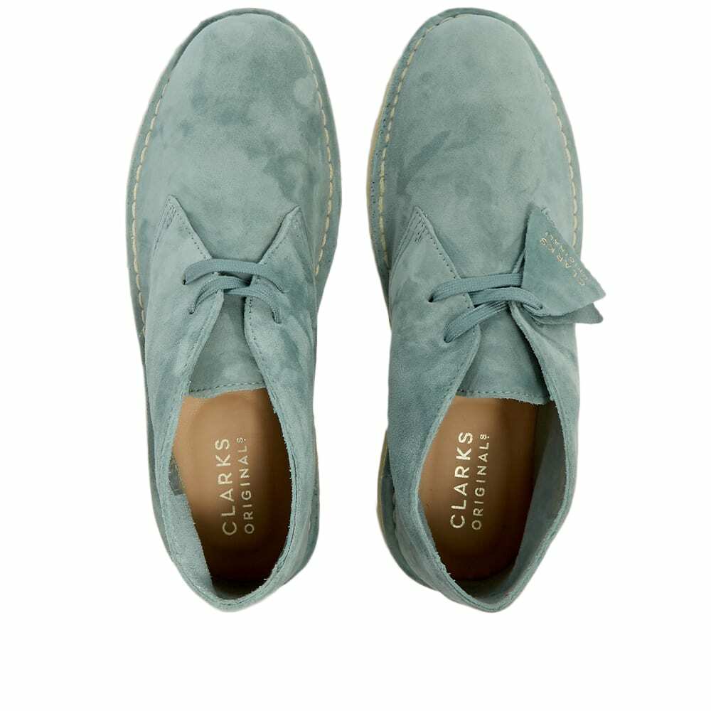 Clarks Originals Women's Desert Boot in Ocean Blue Suede Clarks Originals