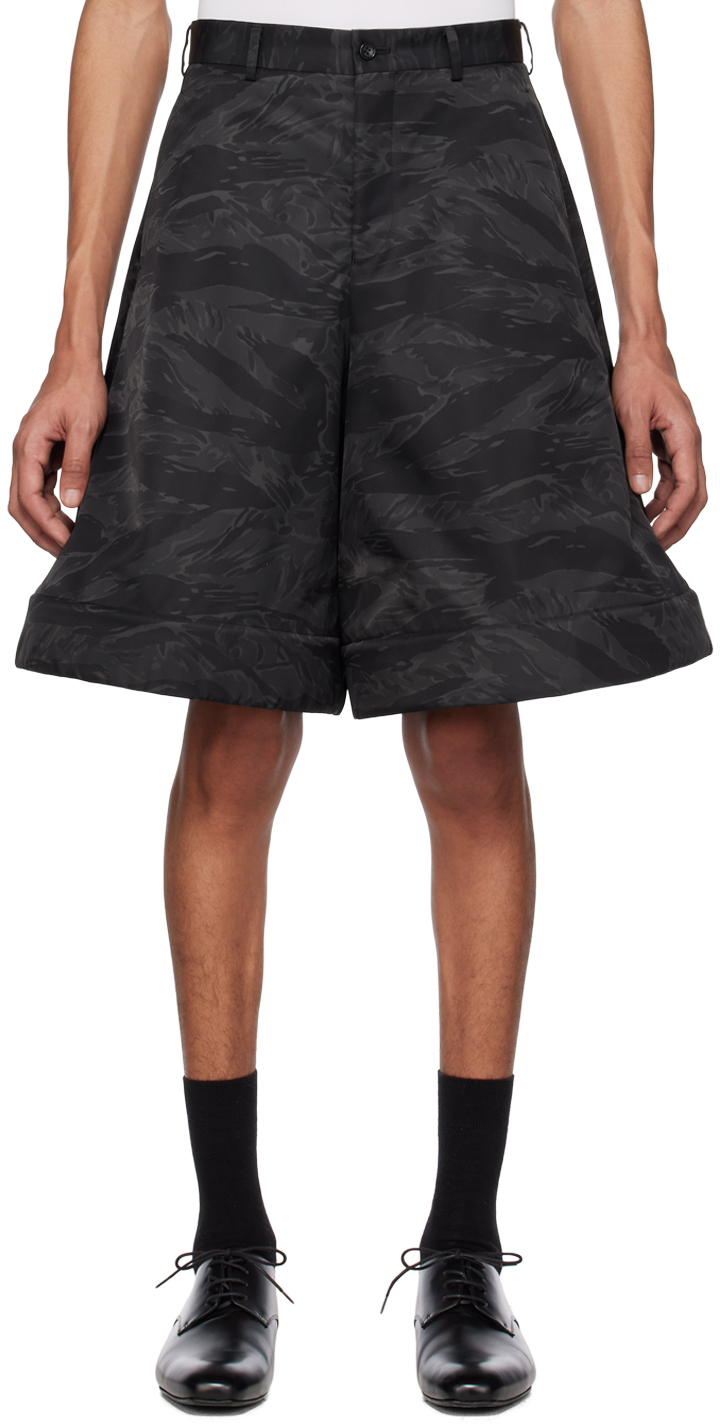 Comme des Garçons Homme Plus Black Fringe Shorts Comme des Garcons ...