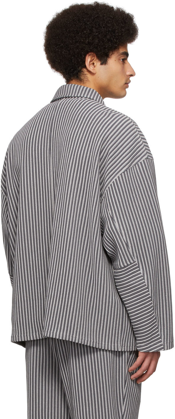 JieDa Grey Rayon Jacket JieDa