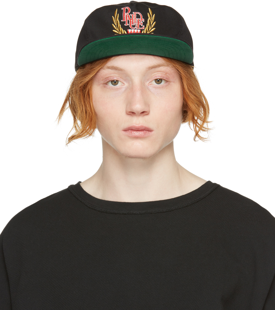 Rhude Black Scramble Crest Cap Rhude