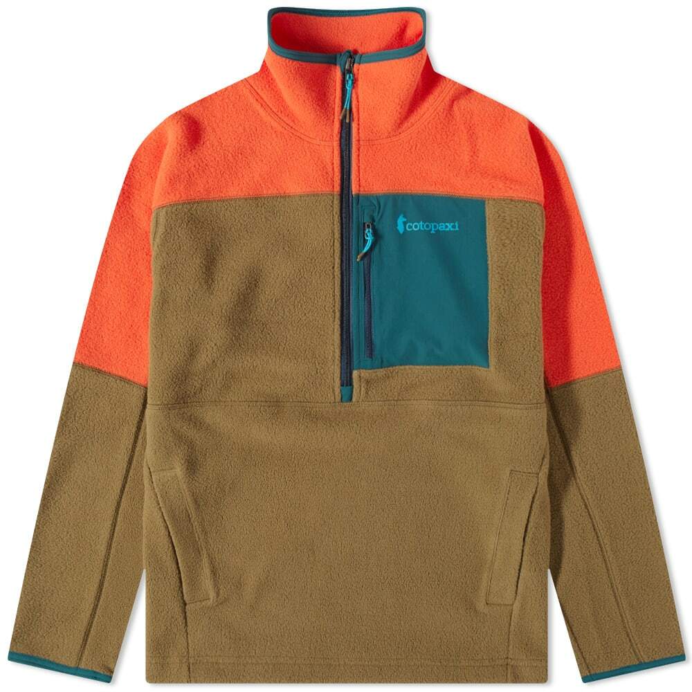Cotopaxi Men's Abrazo Half-Zip Fleece Jacket in Canyon/Oak Cotopaxi
